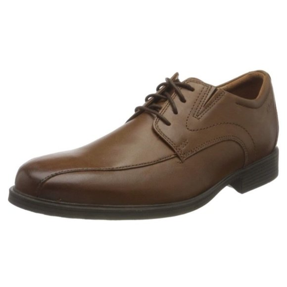 Clarks | Shoes | Clarks Mens Whiddon Pace Cognac Leather Oxford Shoes 7 ...